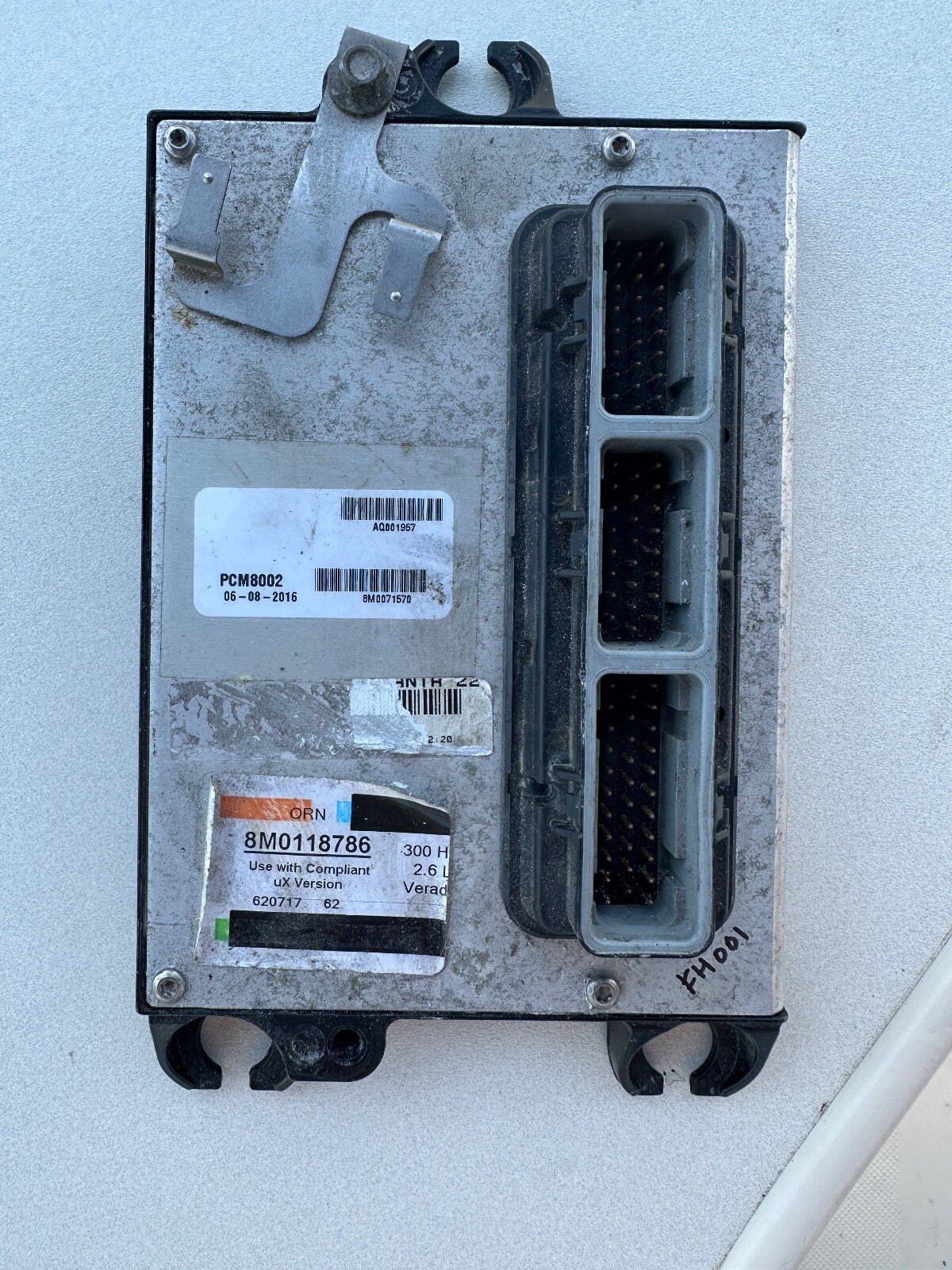 2016 Mercury Verado 300 HP Outboard Computer PCM8002 ECU 8M0118786 ...