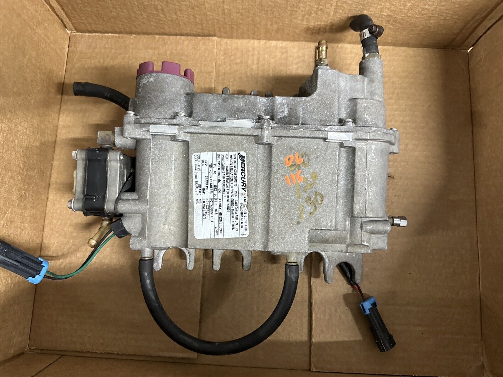 Mercury Optimax 75 90 115 200 225 250 VST Tank Electric Fuel Pump ...